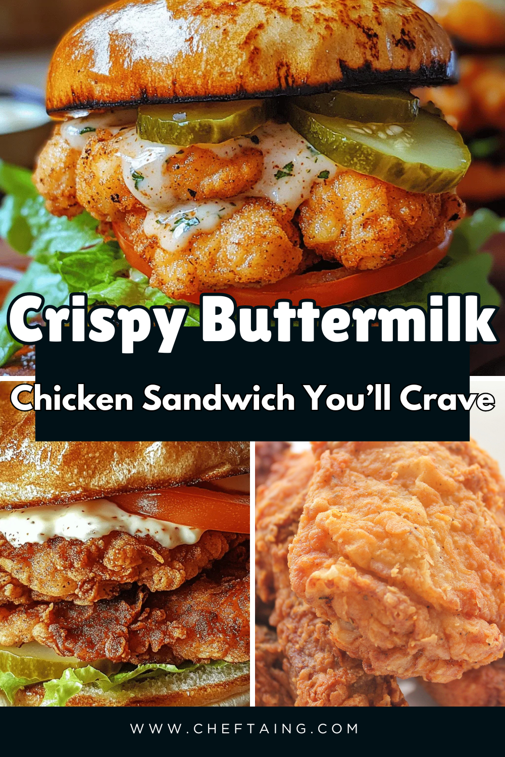 Crispy Buttermilk Fried Chicken Sandwich: A Delicious Recipe to Satisfy ...