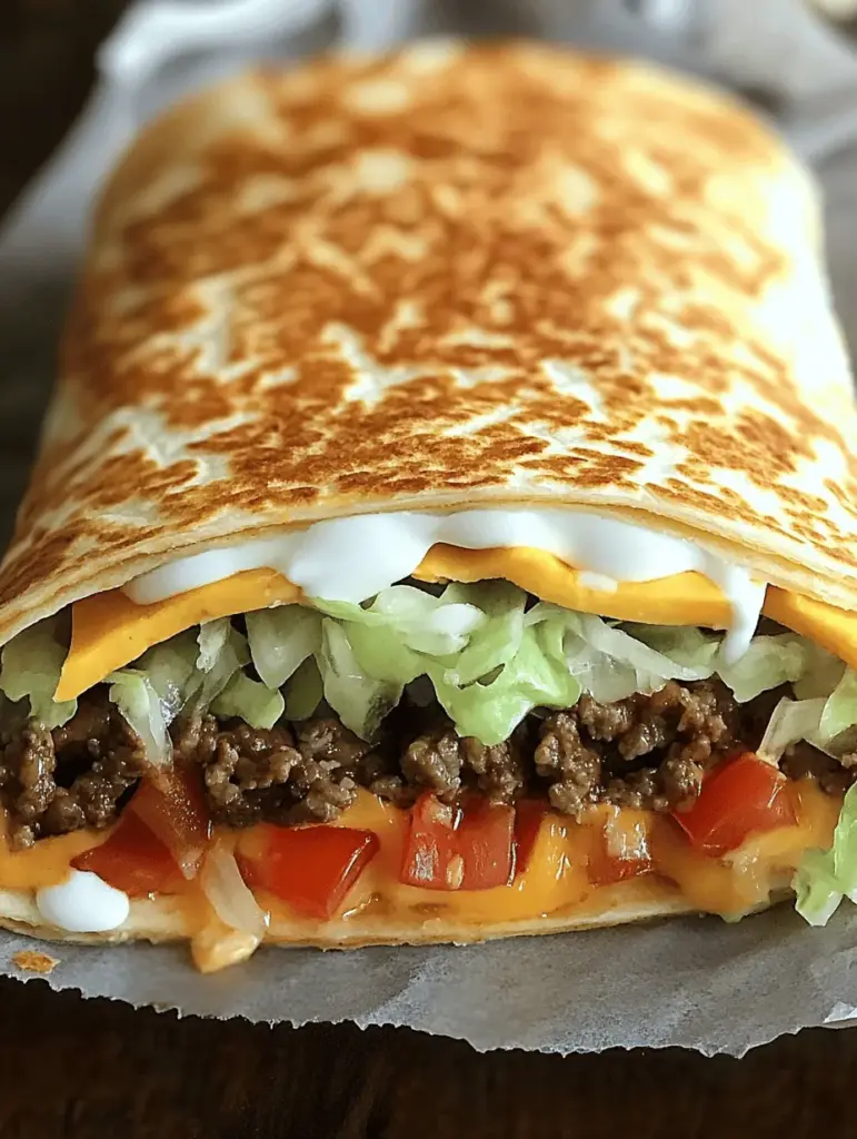 Taco Bell Crunchwrap Supreme Copycat Recipe - Chef Taling