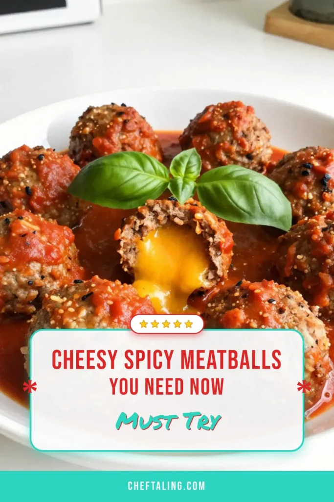 Pepper Jack Stuffed Meatballs Savory and Flavorful Delight - Chef Taling