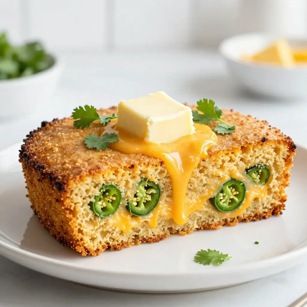 Jalapeño Cheddar Cornbread Scrumptious and Simple Recipe - Chef Taling